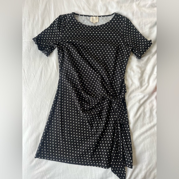 Sezane | Dresses | Sezane Polka Dot Dress Cocktail Wedding Guest Dress ...